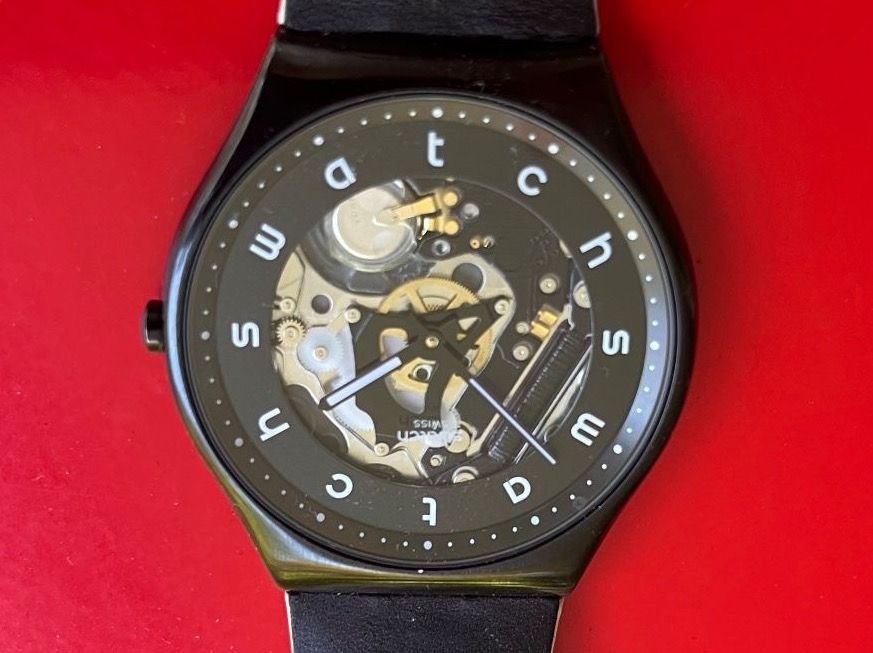 SWATCH Uhr Skeleton WHITE SIDE | Kaufen auf Ricardo