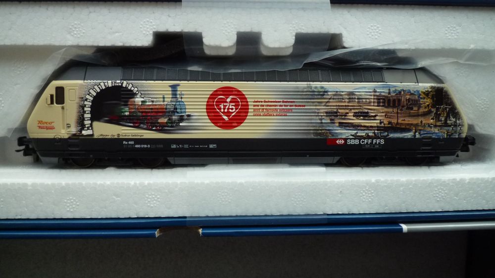 NEUWERTIG - Roco 70677 SBB Re 460 "175 Jahren Eisenbahnen" | Acheter sur Ricardo