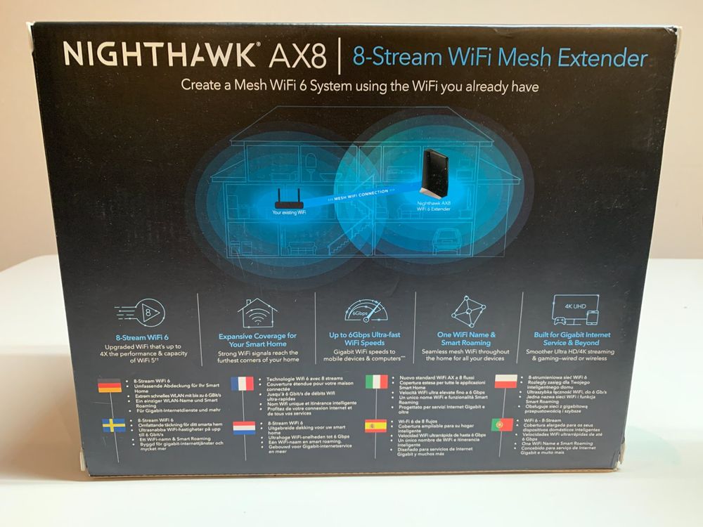 Netgear Nighthawk WiFi 6 Mesh Extender AX8 (EAX80, AX6000) | Kaufen auf ...