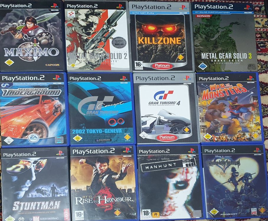 12 Ps2 Spiele ab 1.- Fr. (Gebraucht) in Domat/Ems für CHF 18 – mit Lieferung auf Ricardo kaufen