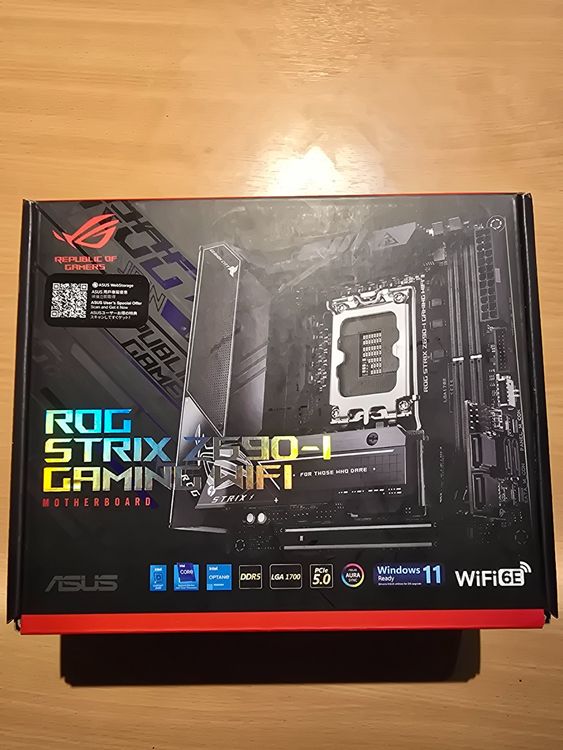 ASUS ROG Strix Z690-I Gaming Wifi LGA 1700,DDR5,Mini-ITX/Neu (Neu und ...