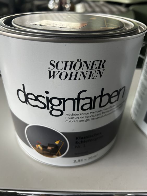 Schöner Wohnen Designfarben, Klassisches Schiefergrau (Neu und ...