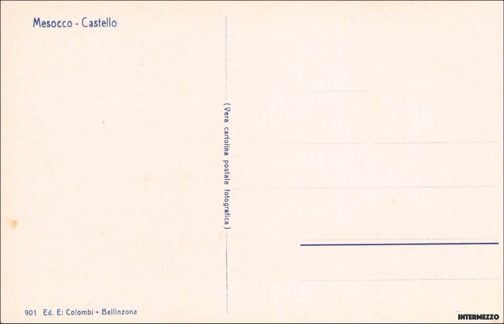 Mesocco GR // Castello di Mesocco // Mesolcina Misox (Gebraucht) in ...