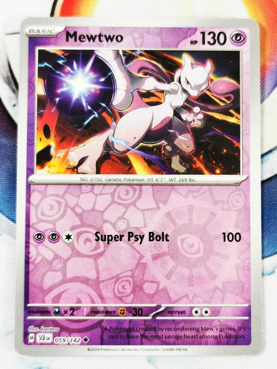 Pokemon Mewtwo 059/142 Stellar Crown EN (Neuf (Voir description)) à ...