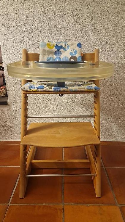 Stokke Tripp Trapp mit Baby Set, Polster & Tisch (Gebraucht) in ...