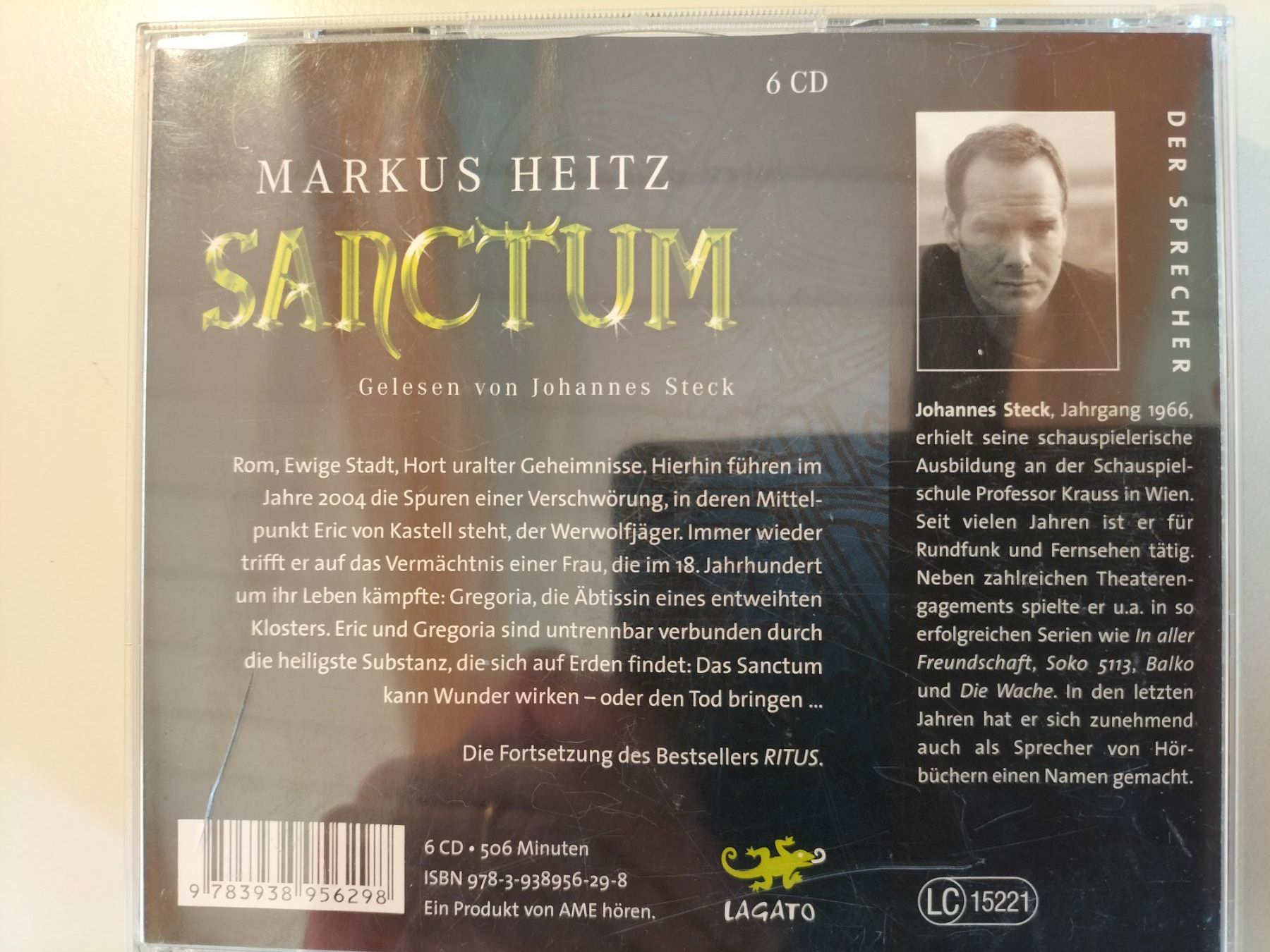 Hörbuch Markus Heitz - Sanctum (Gebraucht) in Innerberg für CHF 1 – mit ...