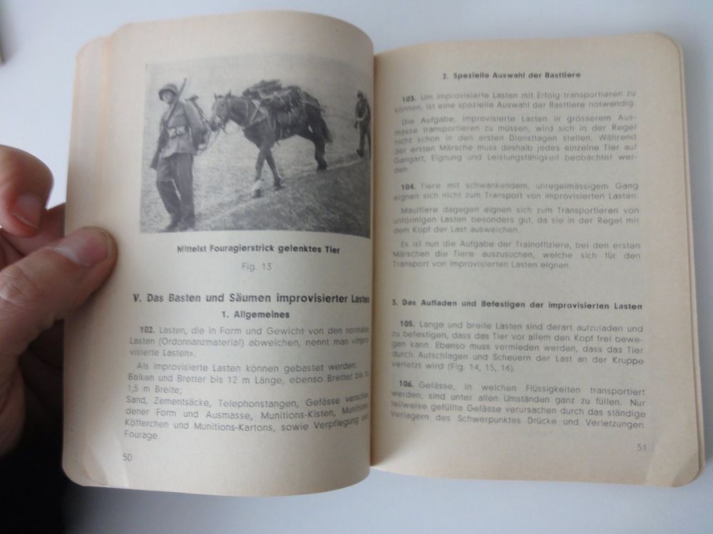 Train-Reglement / Pferde Kavallerie / Schweizer Armee (Gebraucht) in Winterthur für CHF 29 – mit ...