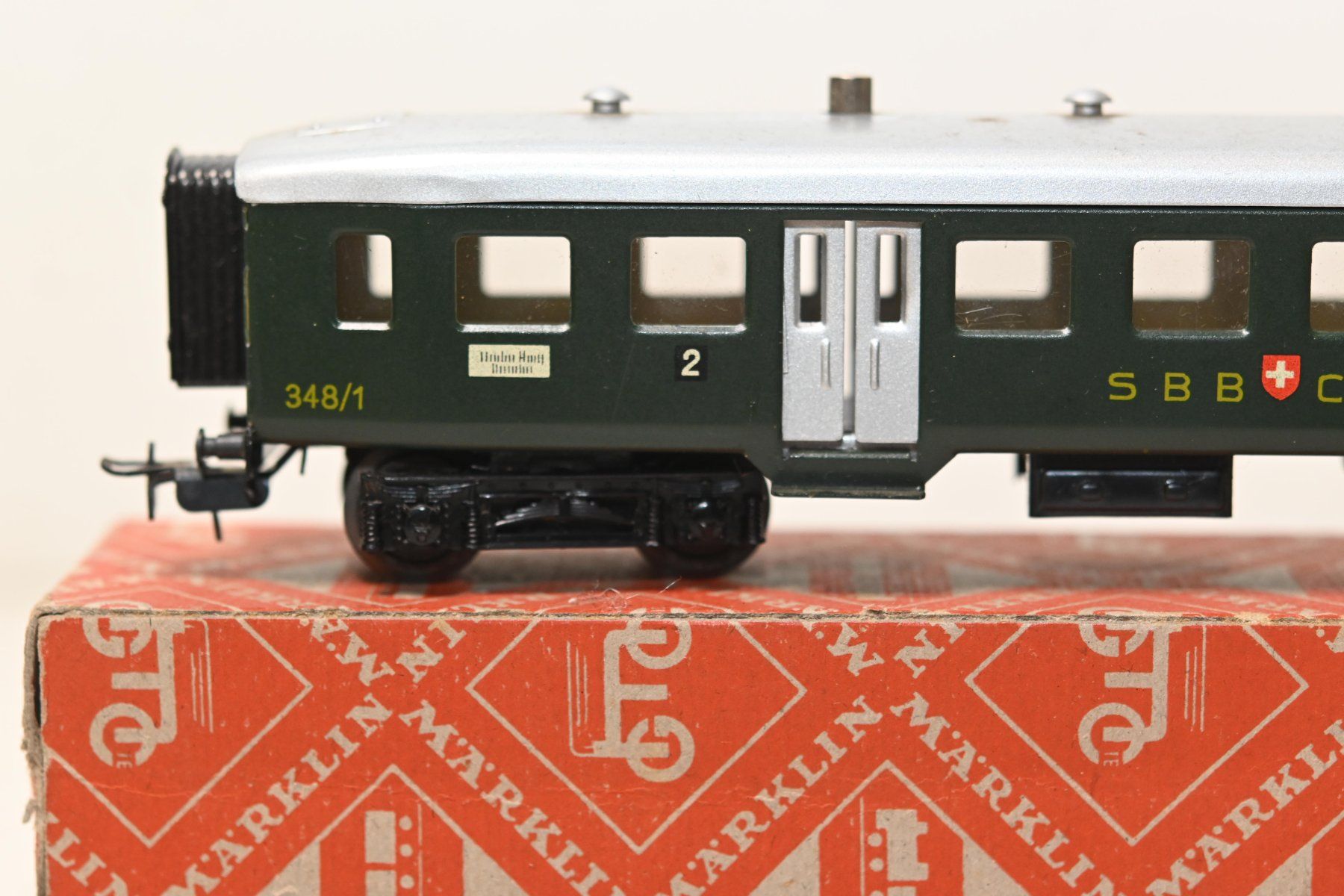 Märklin 348/1 SBB CFF Personenwagen Grün, Antik mit OVP (Gebraucht) in ...
