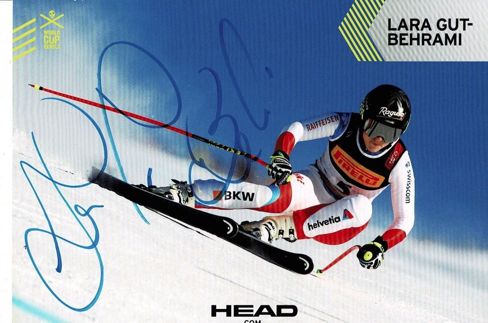 original autogramm lara gut behrami | Kaufen auf Ricardo