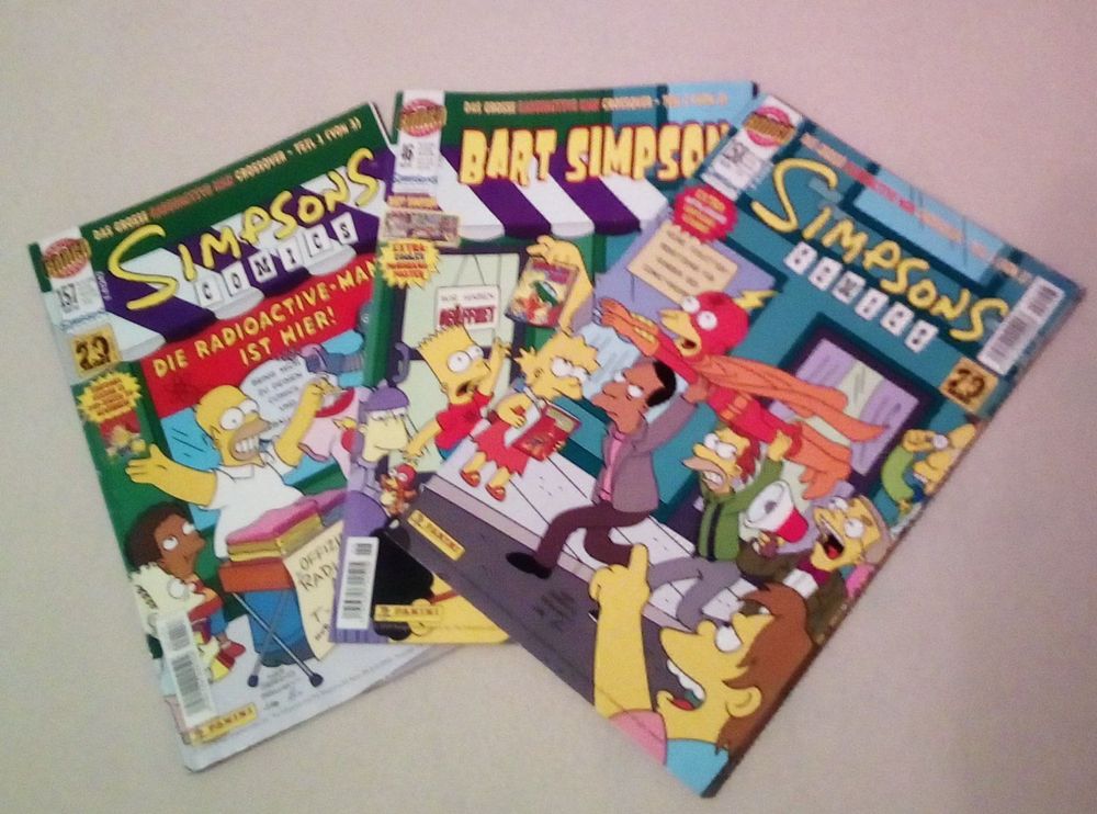 Simpson Comics Dreiteiler Radioactiveman | Kaufen auf Ricardo