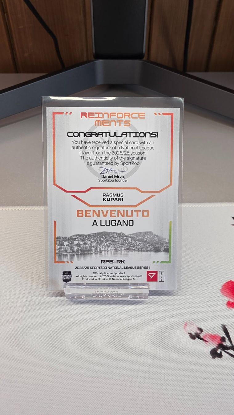 Rasmus Kupari /60 Lugano Reinforcements SportZoo NLA 25/26 (Neu und ...