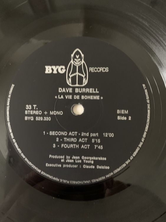 Dave Burrell/La Vie de Bohême/avec Grachan Moncur | Kaufen auf Ricardo