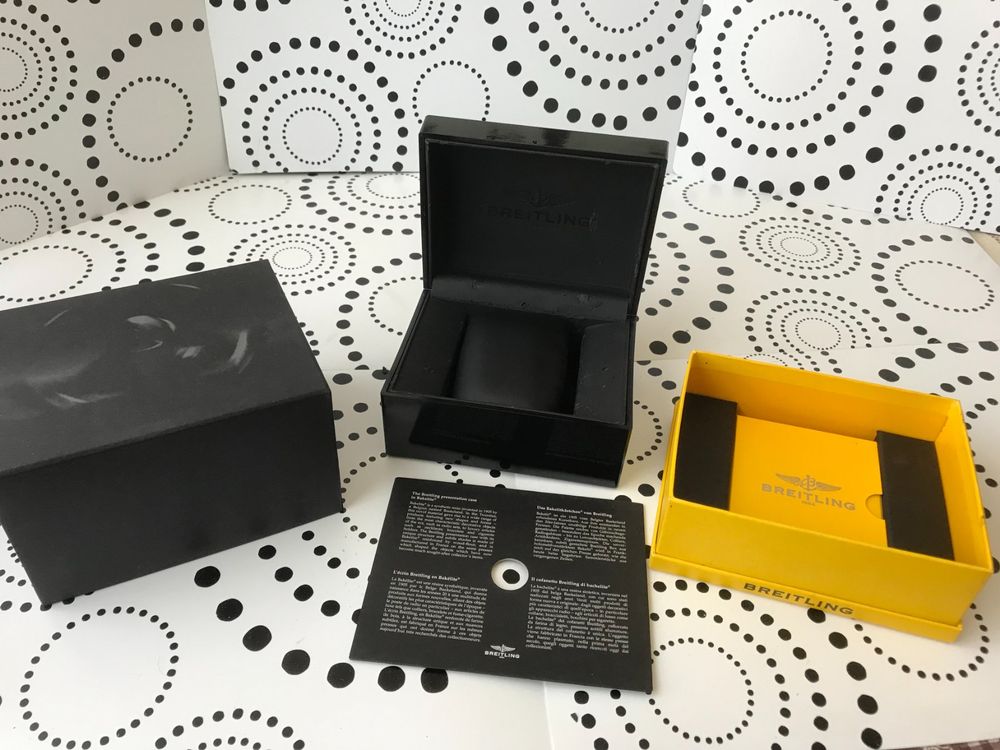 BREITLING - WATCH CASE BOX ECRIN SCHACHTEL BAKELIT - RARE ! | Kaufen ...