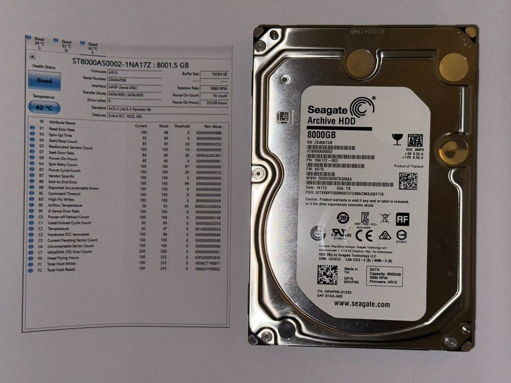 Seagate Archive HDD 8TB (Gebraucht) in Lausanne für CHF 99 – mit ...