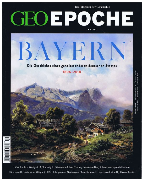 GEO EPOCHE Magazine Nr.92: Bayern, Die Geschichte 1806-2018 | Kaufen ...