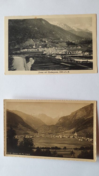 Zernez, Unterengadin, Graubünden. 2 Ansichtskarten | Kaufen auf Ricardo