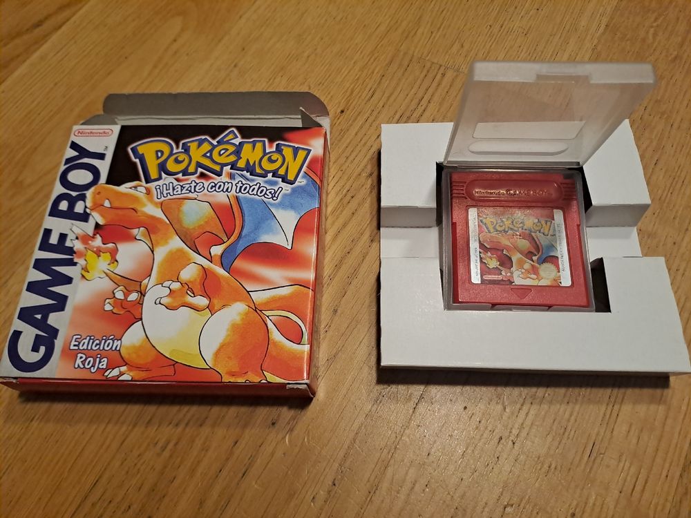 Pokemon rot Nintendo Game Boy Edicion Roja OVP rote Edition (Gebraucht ...