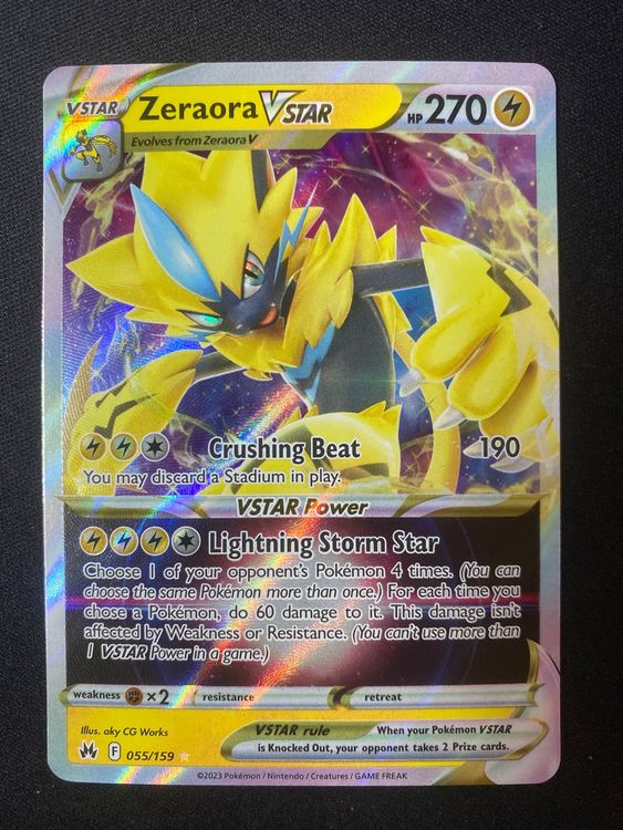 Zeraora VSTAR 55 - Crown Zenith - EN (Neu (gemäss Beschreibung)) in ...