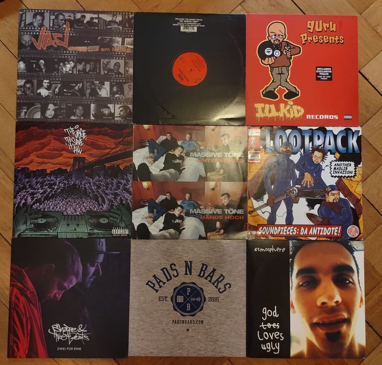 Hip Hop Vinyl Sammlung ca. 100 Stück (38 x Alben) (Gebraucht) in Basel ...