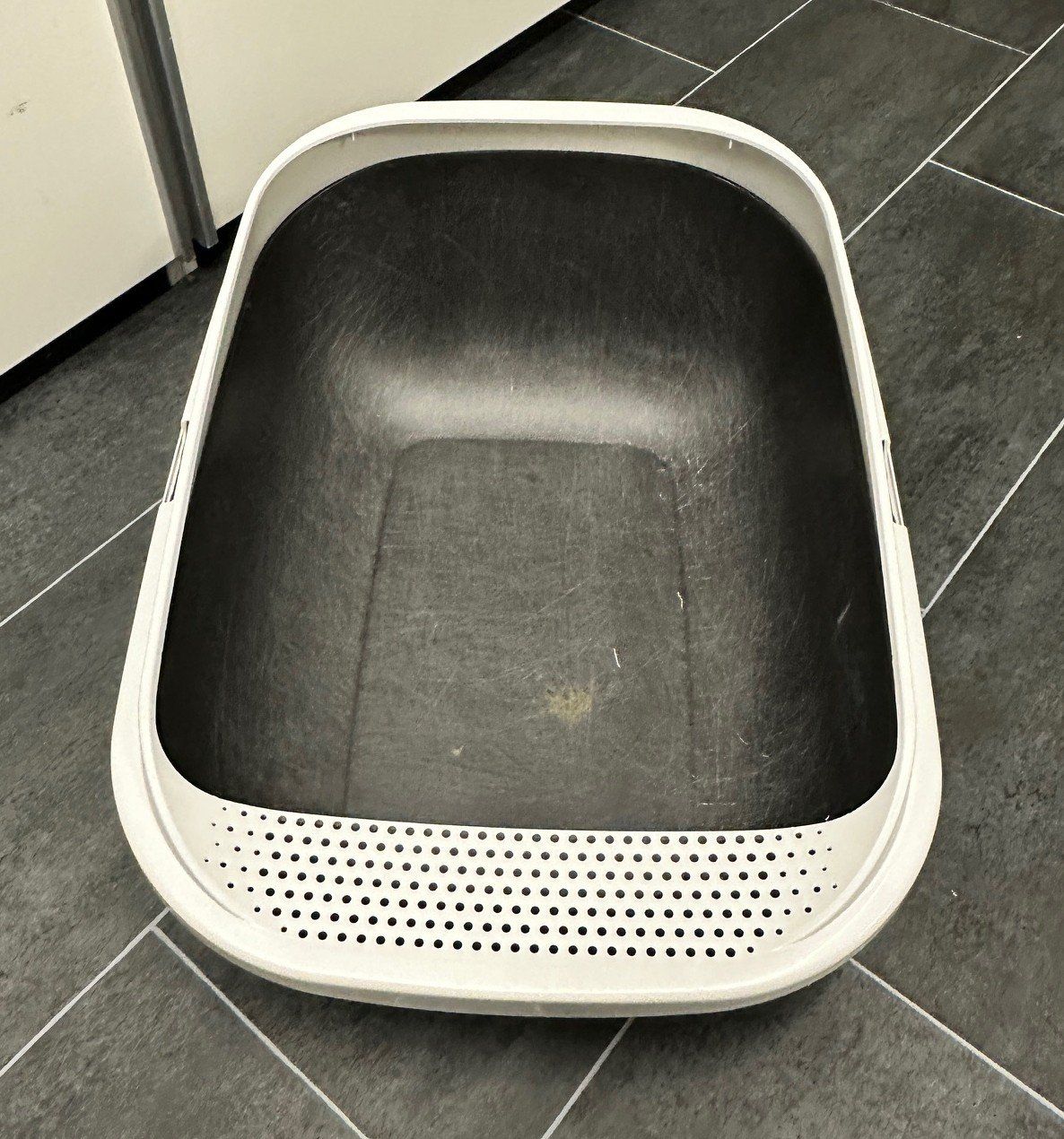 Katzentoilette / Katzenklo - schwarz - 42 x 57 cm - 2 Teilig (Gebraucht ...