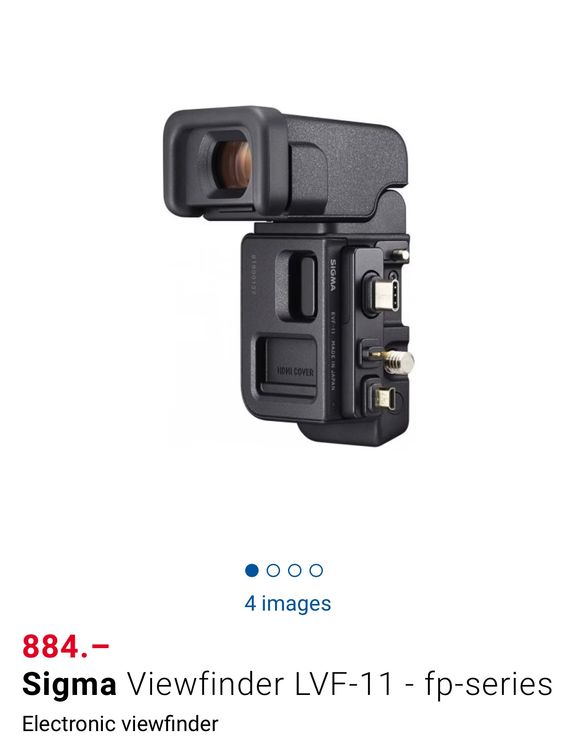 Sigma Viewfinder LVF-11 (Gebraucht) in Chavannes-de-Bogis für CHF 501 – mit Lieferung auf ...