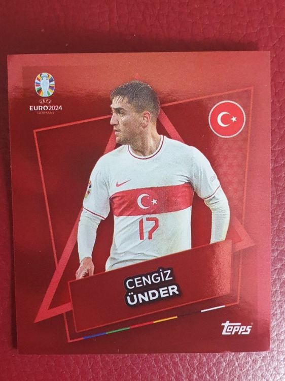 Topps UEFA Euro 2024 Sticker TUR SP CENGIZ ÜNDER | Kaufen auf Ricardo