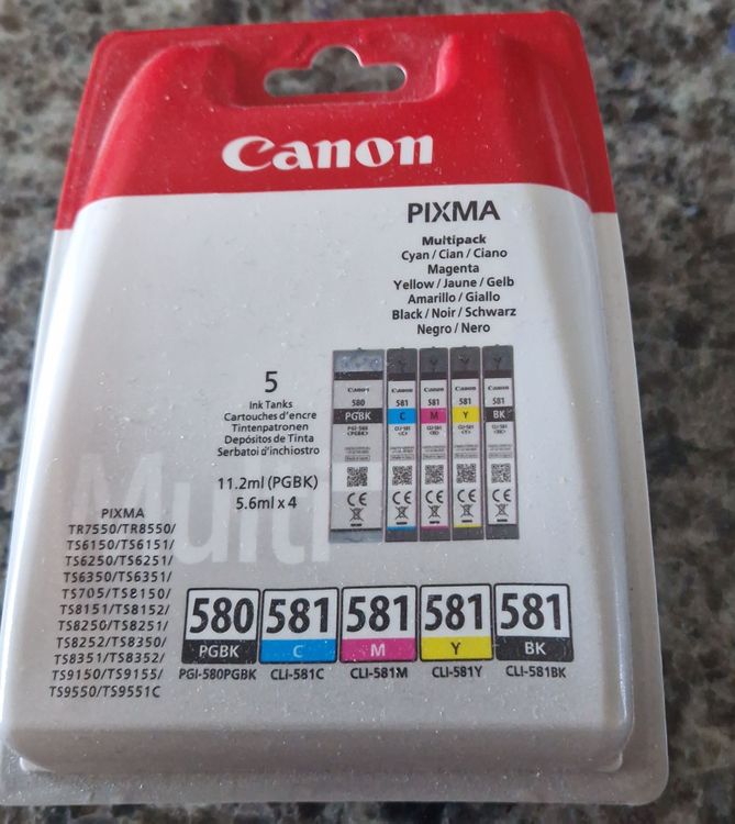 Original Canon Pixma Multipack 580/581 - Neu & Ungeöffnet | Kaufen auf ...
