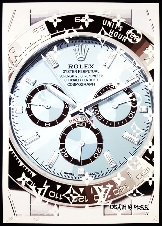 Death NYC Ltd Graffiti Pop Art Druck " Vuitton Rolex Daytona (Neu ...