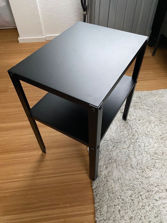 2x IKEA KNARREVIK Ablagetisch, schwarz, 37x28 cm | Kaufen auf Ricardo