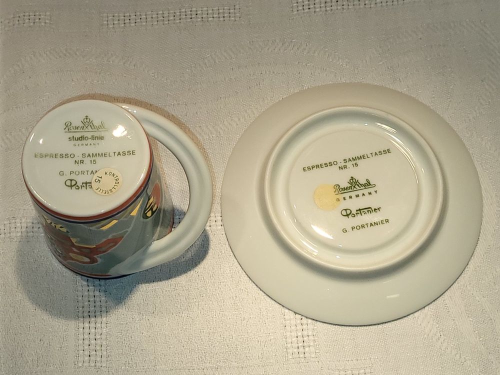 Rosenthal studio-line Nr 15 Portanier Espresso-Sammeltasse (Gebraucht ...