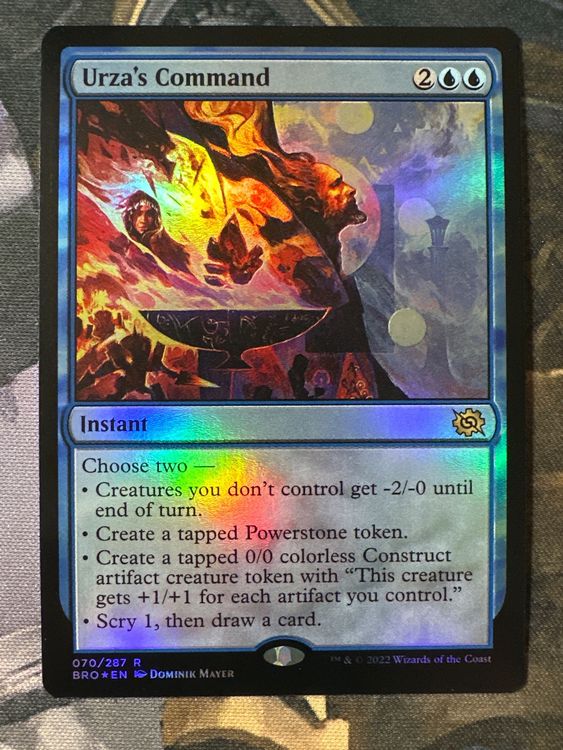 Urza’s Command FOIL 070/287 Brothers War | Kaufen auf Ricardo