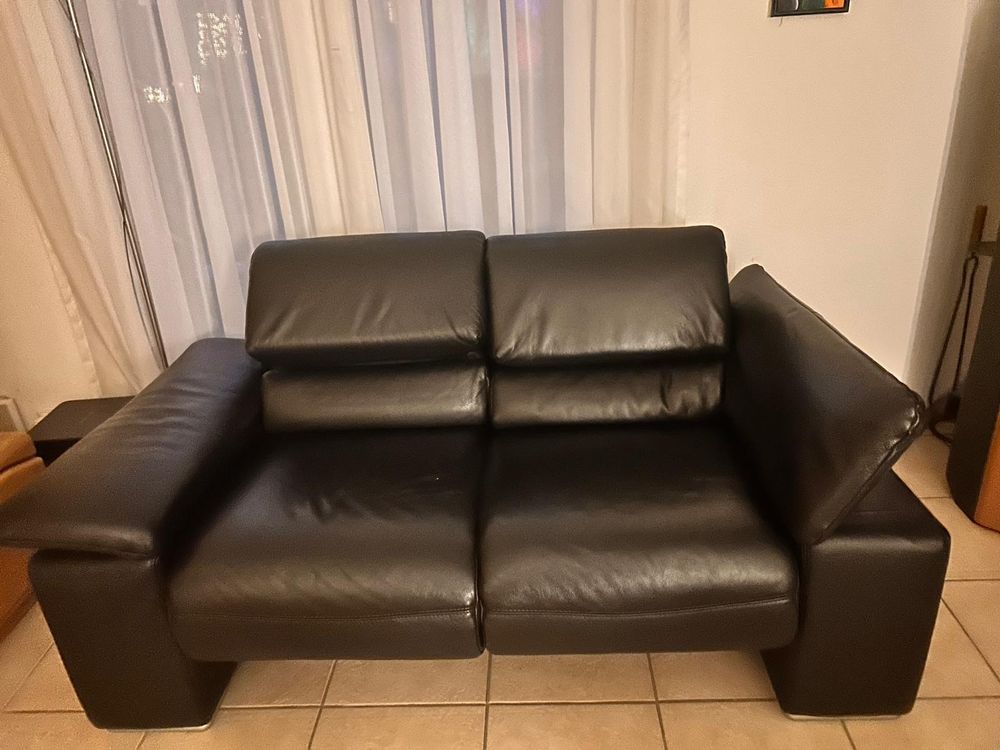 2er und 3er Sitzcouch (Echt Leder) (Gebraucht) in Basel für CHF 250 – nur Abholung auf Ricardo ...