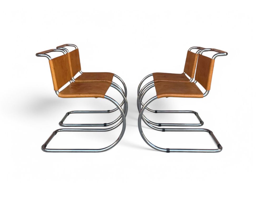 Mies Van der Rohe / 4er Set Freischwinger / Leder (Gebraucht) in Schinznach-Dorf für CHF 1400 ...