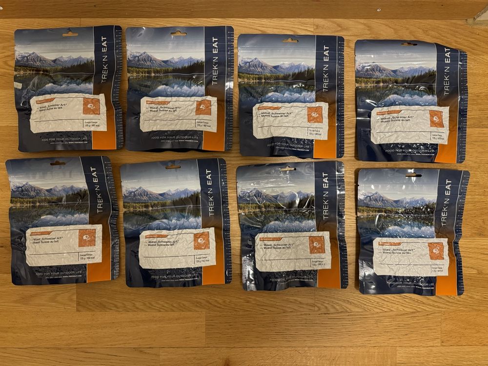 8x Müesli Schweizer Art - Trek‘N Eat (Neu und originalverpackt) in ...