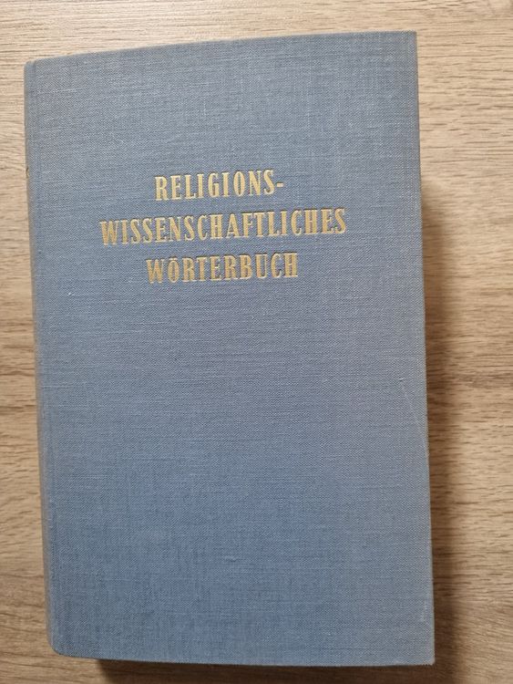 Religionswissenschaftliches Wörterbuch | Kaufen auf Ricardo