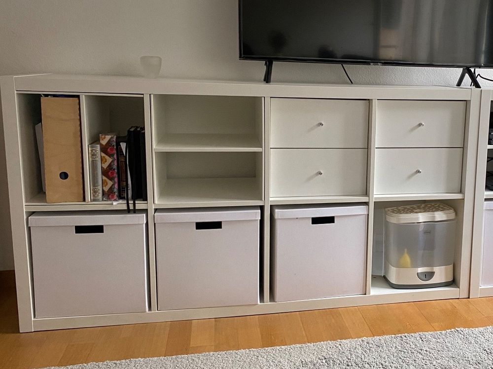 KALLAX 8 shelf, white,77x147cm | Kaufen auf Ricardo