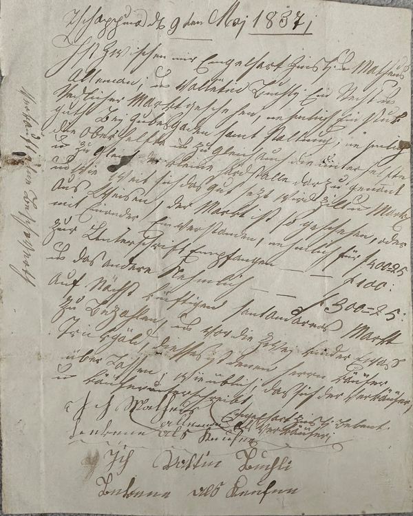 Antike Handgeschriebene Brief aus 1837 (Gebraucht) in Root für CHF 19 ...