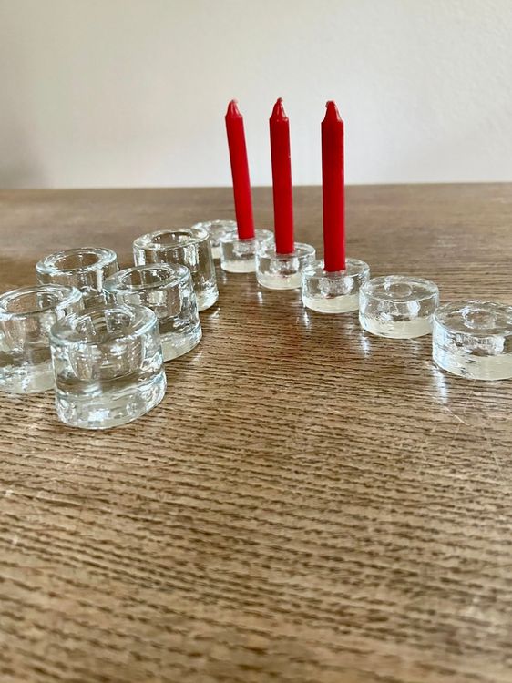 11 Kerzenhalter "Lucilla", Glasi Hergiswil (Gebraucht) in Muri b. Bern für CHF 30 – nur Abholung ...