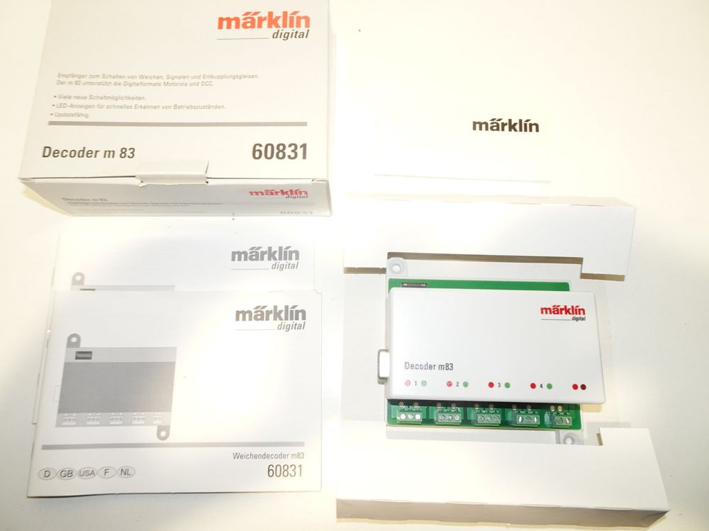 Märklin Decoder Digital m83 HO 60831 | Kaufen auf Ricardo
