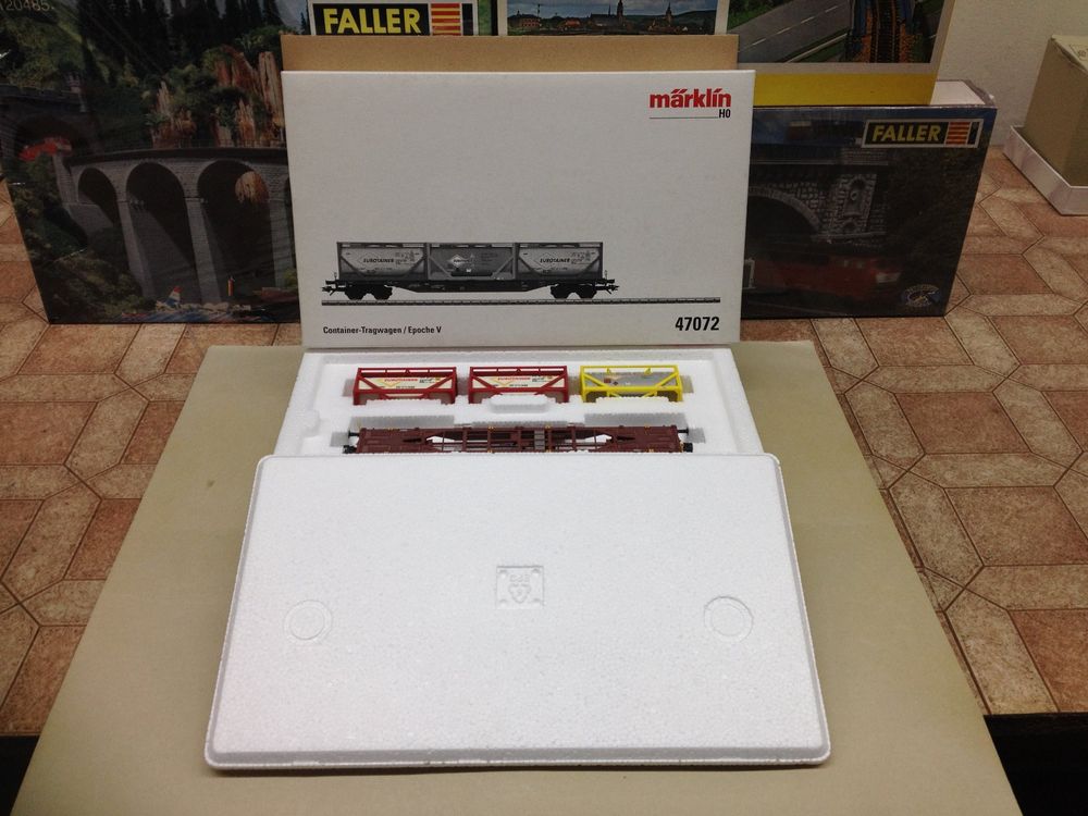Märklin 47072 Containertragwagen "Eurotainer" DB AG, Ep. V (Neu (gemäss ...