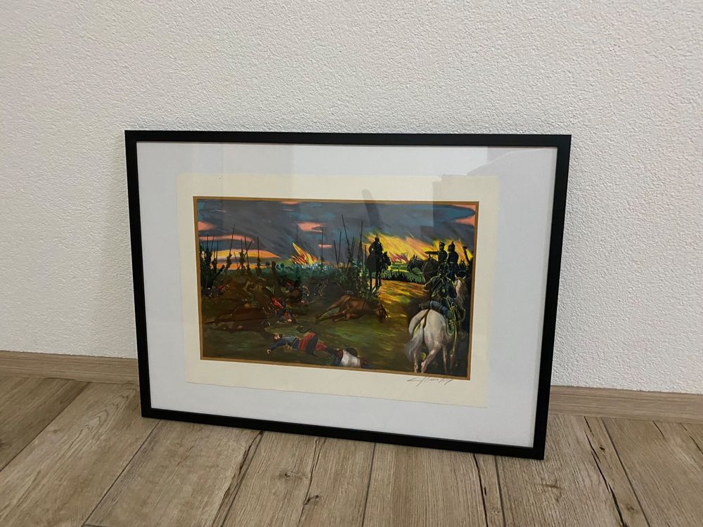 Claude CHEVALLEY (1944) Lithographie im Rahmen Handsigniert (Gebraucht ...