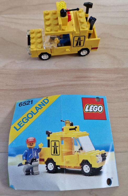 LEGO 6521 Truck Notfall Reparaturwagen Retro Vintage 1987 (Gebraucht ...
