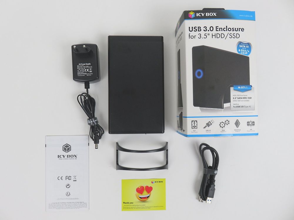 Icy Box USB 3.0 Gehäuse für 3.5" Festplatte/SSD | Kaufen auf Ricardo