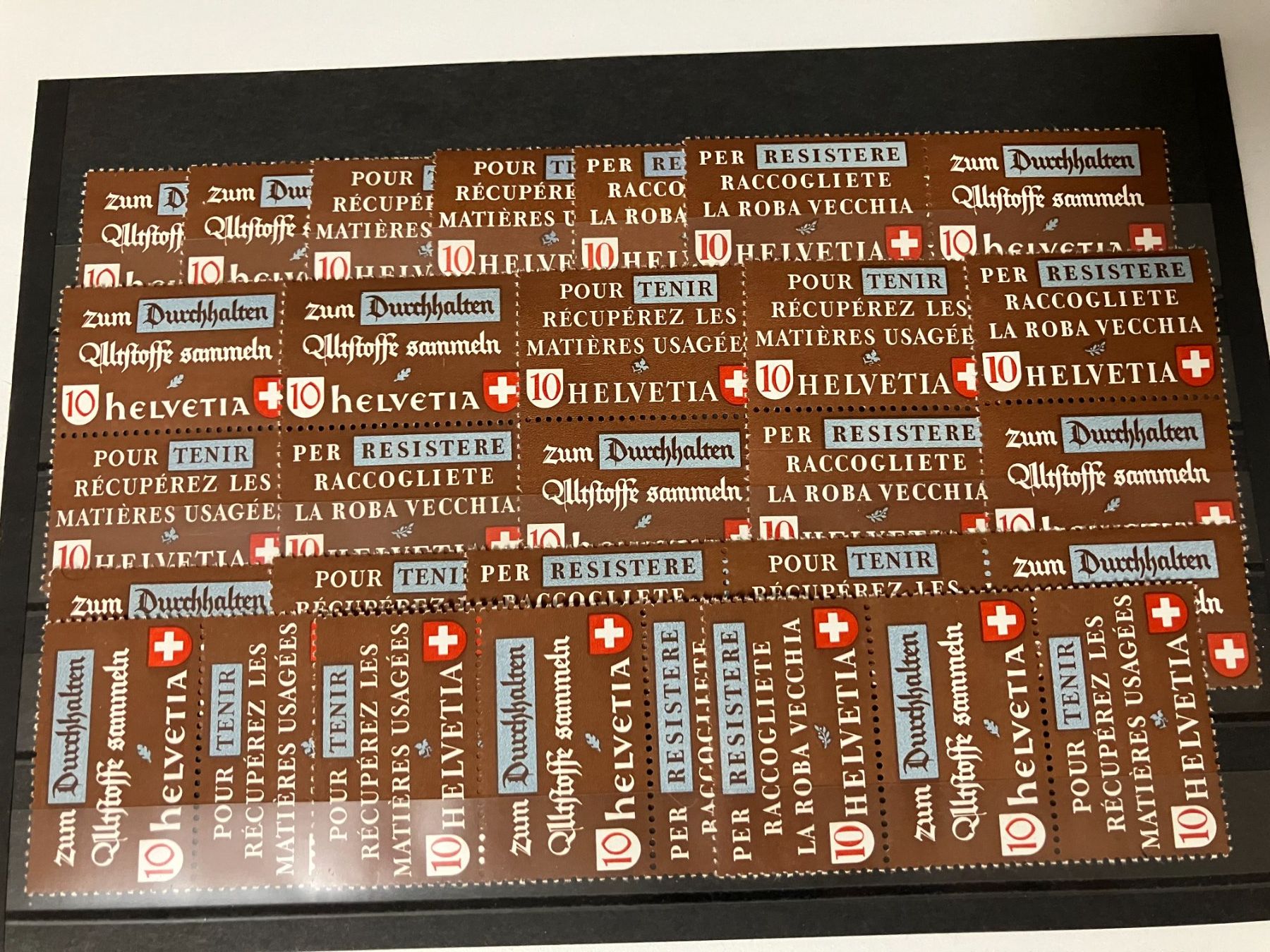 Zusammenhängende 1942 *, Kat. Z33a-f, Z34 a-d, Z36 + Z38 a-c (Gebraucht ...