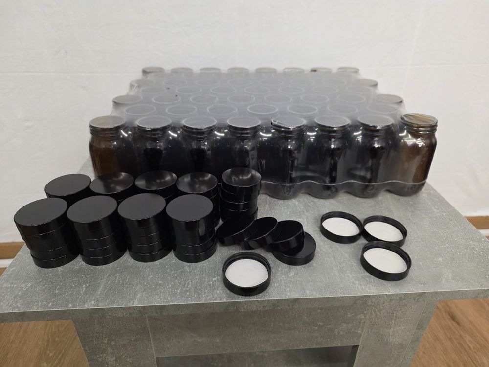 Braunglas-Flaschen 175 ml, Neu, 53 Stk. Marmelade etc. (24) (Neu ...