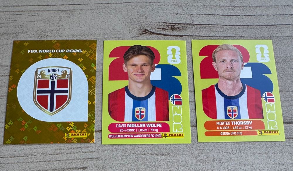 Panini FIFA World Cup WM 2026 - NORWEGEN - NOR 1 - 7 - 9 (Neu und ...