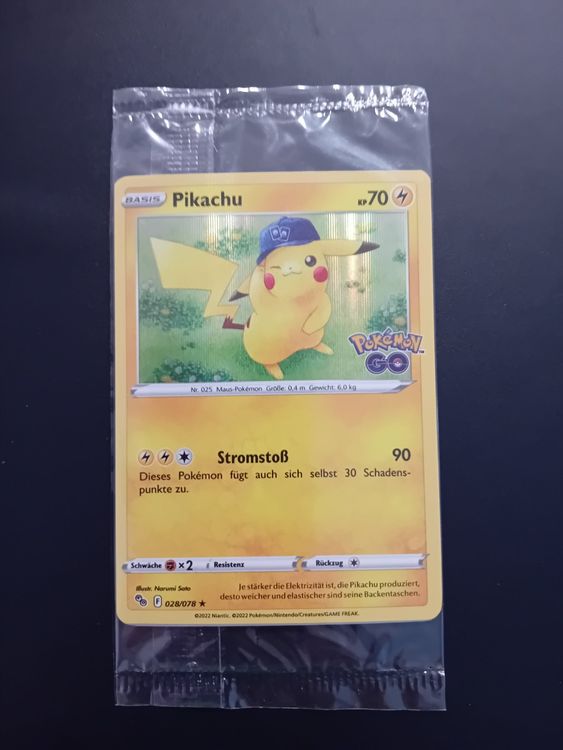 💎EXCLUSIVE POKEMON PIKACHU PROMO GO STAMP *SEALED*💎 (Neu und ...