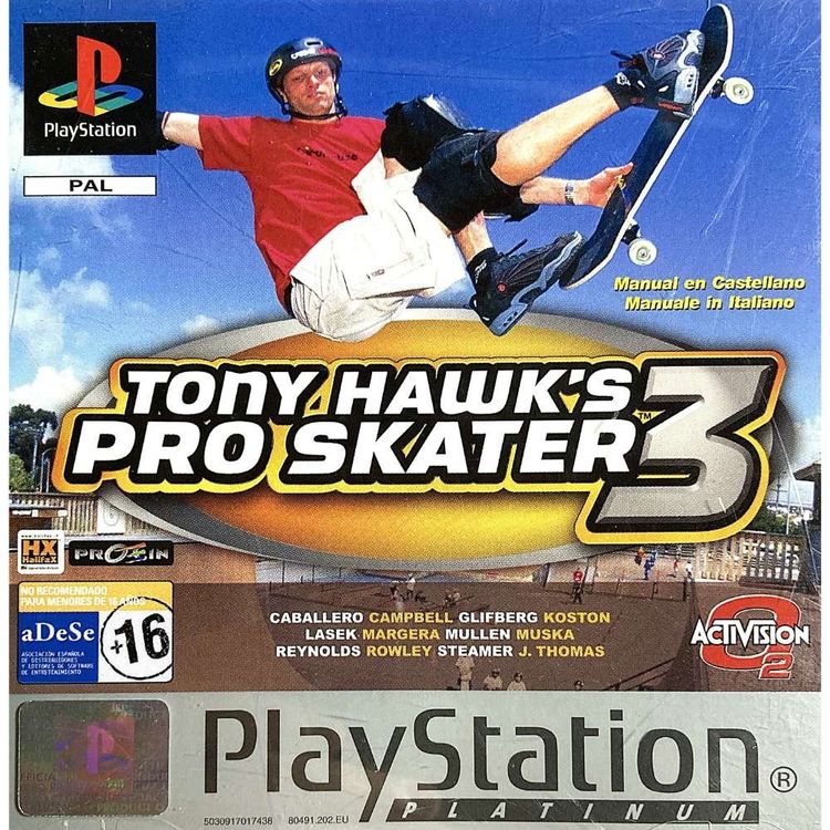 Tony Hawk's Pro Skater 3 - SONY PS1 (Gebraucht) in Jonschwil für CHF 18 ...