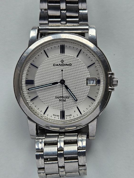 654 Candino Sapphire 50M Date Quartz (Gebraucht) in Berikon für CHF 39 ...