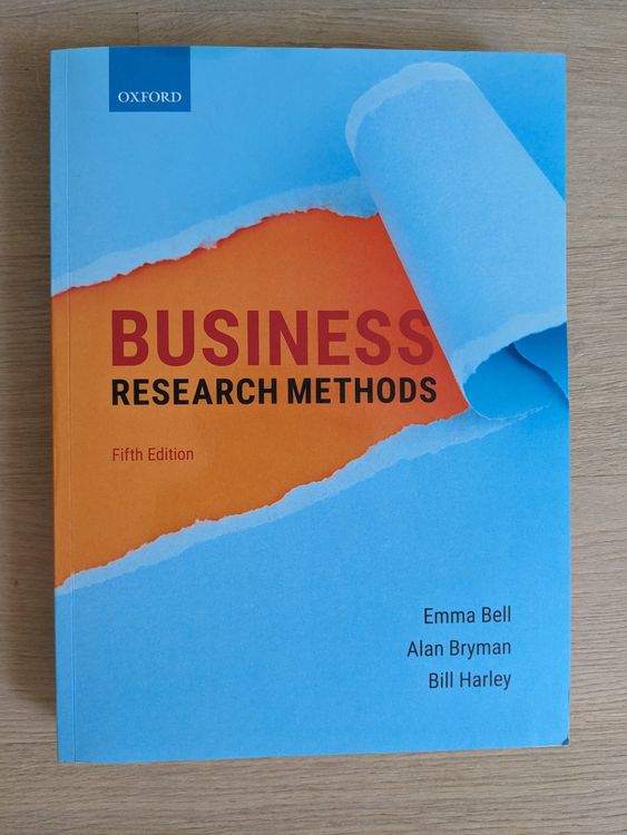 Business Research Methods, 5th Edition | Kaufen auf Ricardo